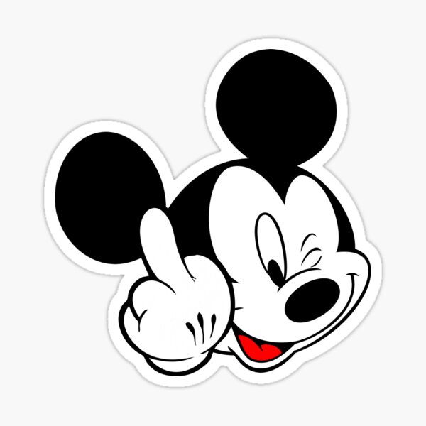 "Rude Mouse" Sticker for Sale by carringtons | Redbubble
