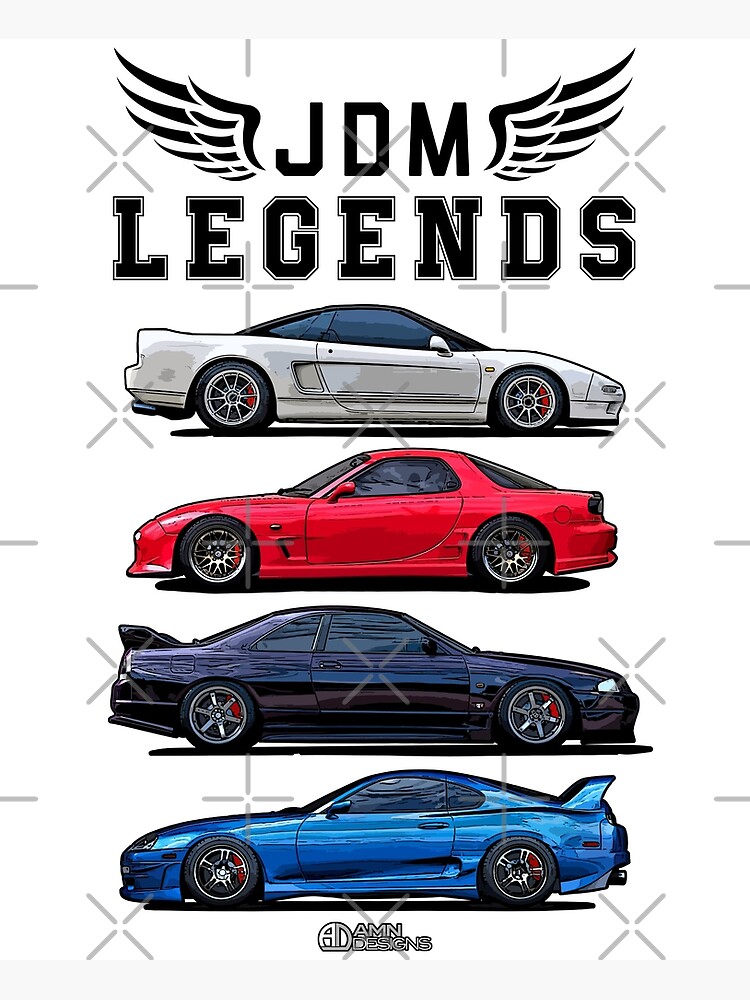 "JDM Legends, 90's Japanese Sports Cars - NSX, RX7, R33 Skyline, Supra ...