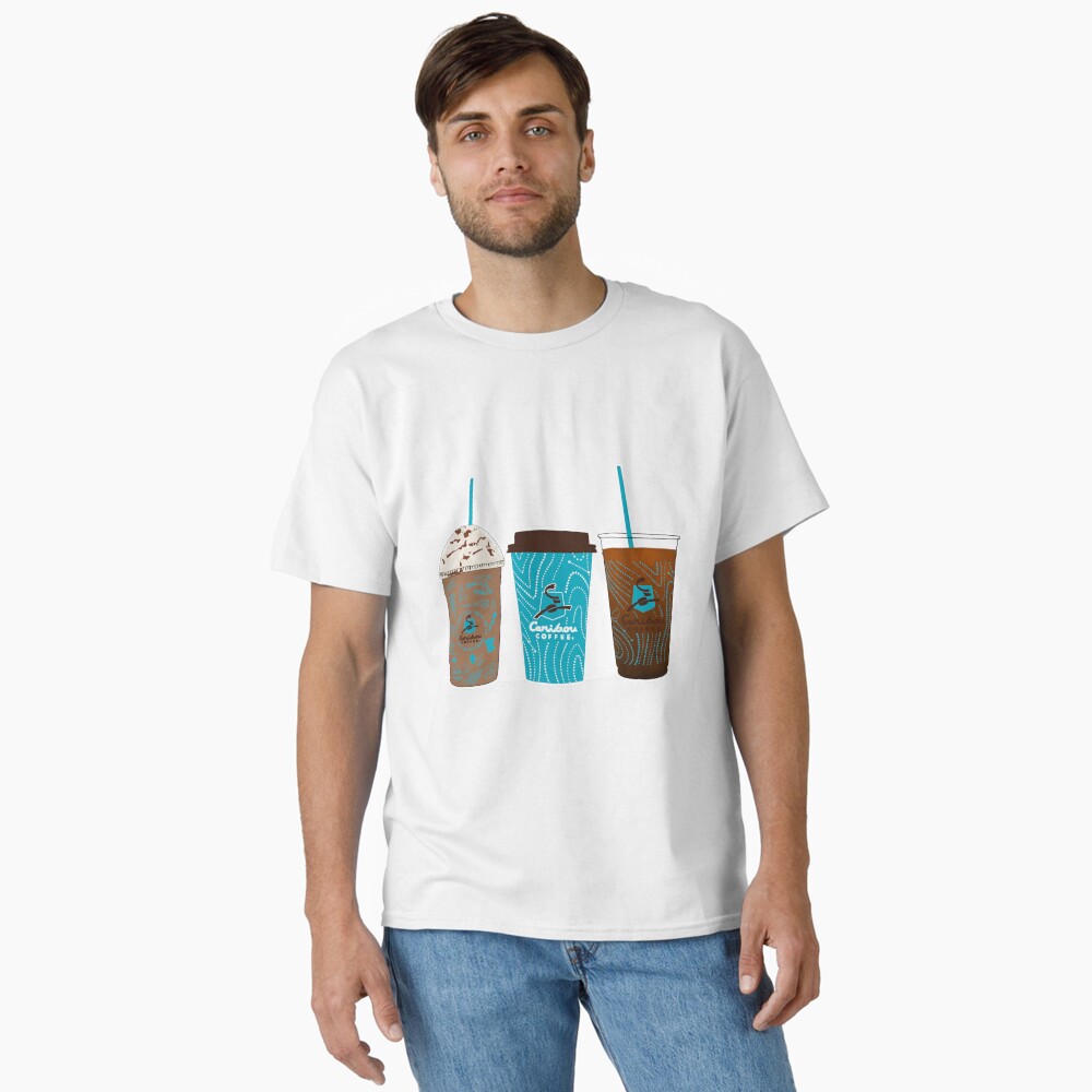 "Caribou Coffee Cups " Sticker for Sale by Tyler-Jan | Redbubble