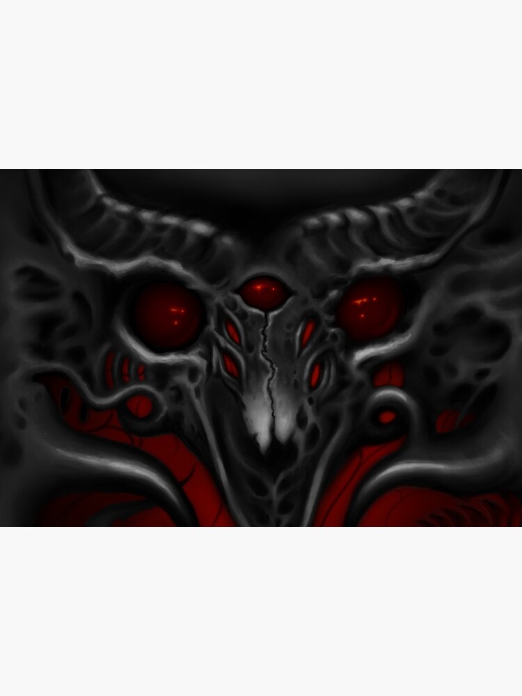"Demonic Possession, Stage III" Mask for Sale by NickFettig | Redbubble