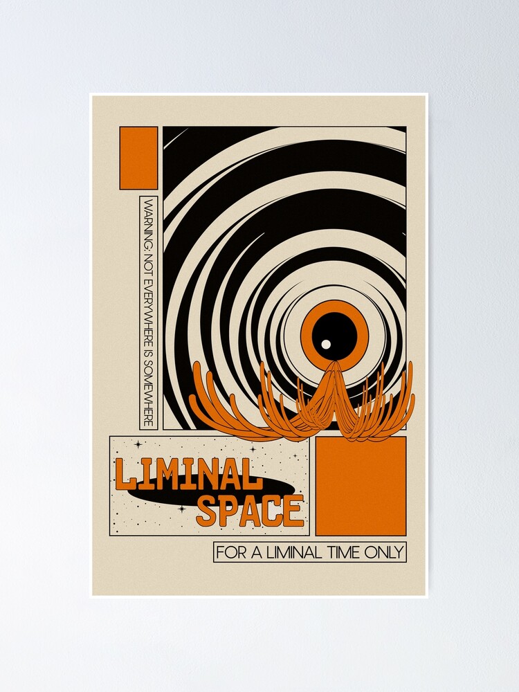 "Liminal Space Vintage Advertisement Poster" Poster by doomsdayllc ...