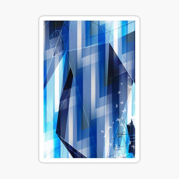 "Gradient Blue Abstract " Sticker for Sale by KevenTees | Redbubble