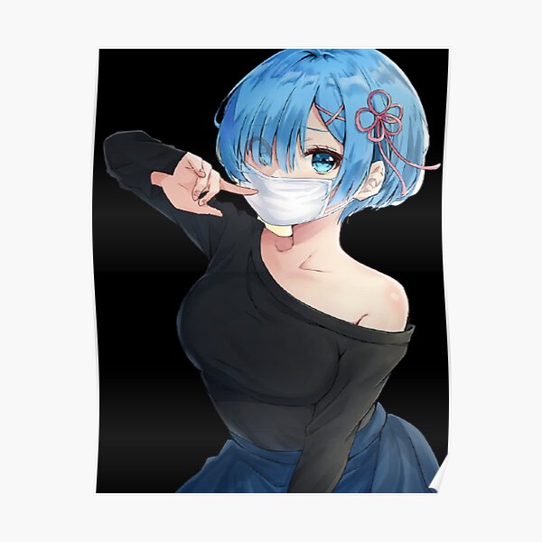 "Rem (re zero)" Poster for Sale by ahmedtaki | Redbubble