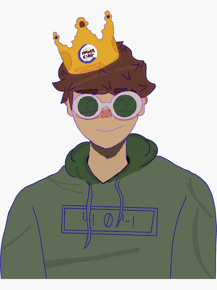 "GeorgeNotFound" Sticker by amberkaspb | Redbubble