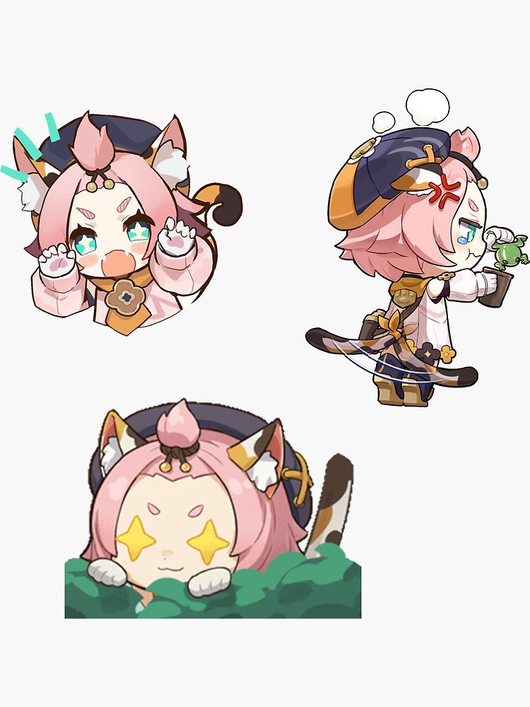 "Chibi Genshin Impact Diona" Sticker for Sale by emilywysz | Redbubble
