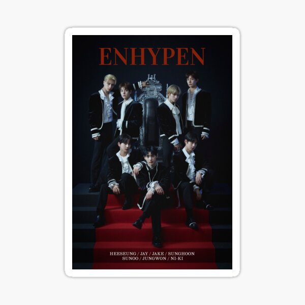 "Enhypen 엔하이픈" Sticker for Sale by julietap1 | Redbubble