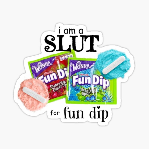 "fun dip" Sticker for Sale by arsonism | Redbubble