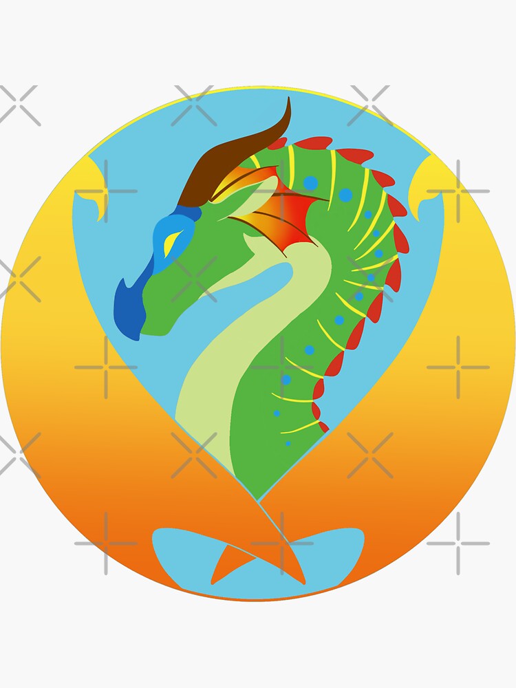 "Rainwing Logo" Sticker for Sale by TheGryphon | Redbubble