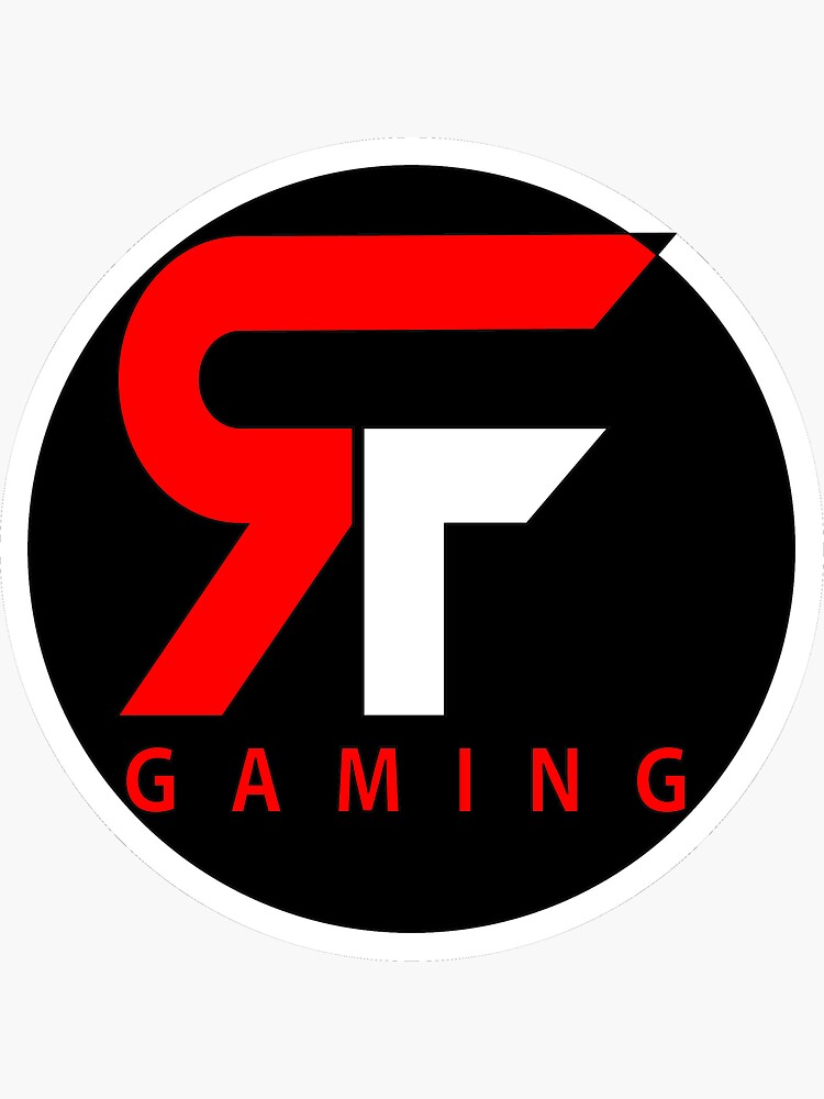 "RF Gaming Logo" Sticker by RizalGaming | Redbubble