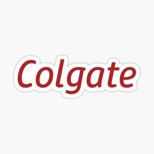 "Colgate" Sticker for Sale by Missy413 | Redbubble
