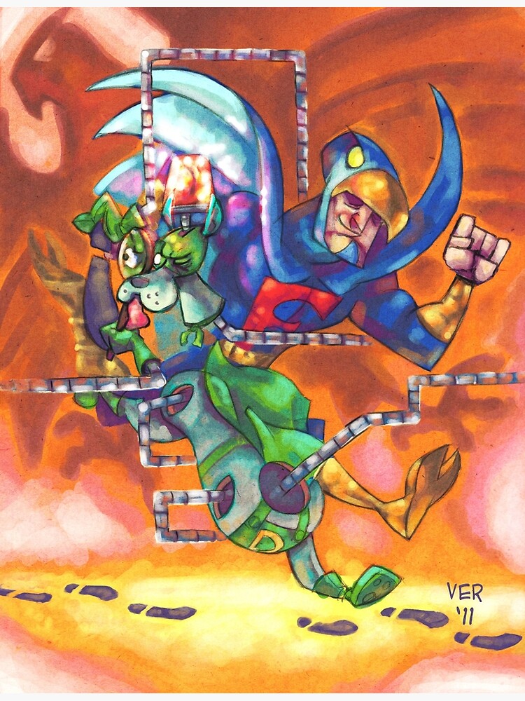 "Blue Falcon and Dynomutt" Art Print for Sale by victorroa | Redbubble