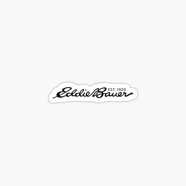 "Eddie Bauer Limited" Sticker by Donyica | Redbubble