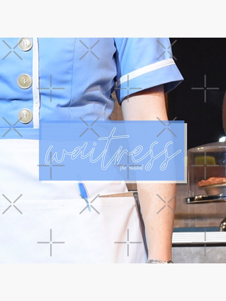 "Redesigned Waitress Logo" Sticker by matildawh | Redbubble