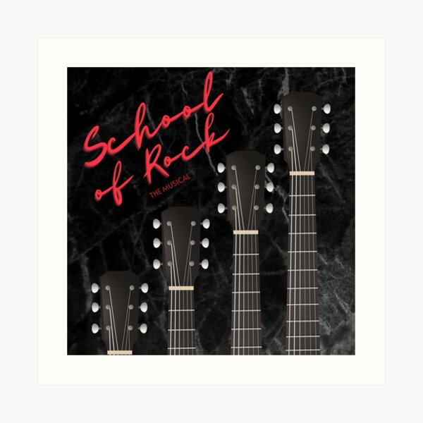 "Redesigned School of Rock Logo" Art Print for Sale by matildawh ...