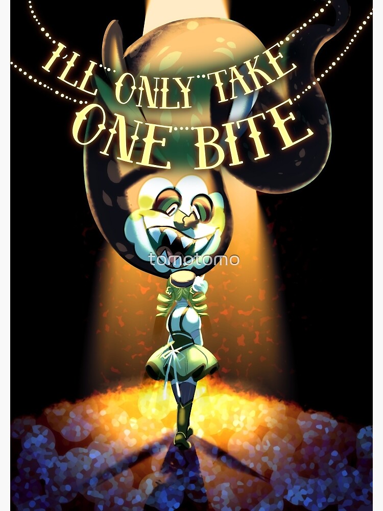 "I'll Only Take One Bite" Poster for Sale by tomotomo | Redbubble