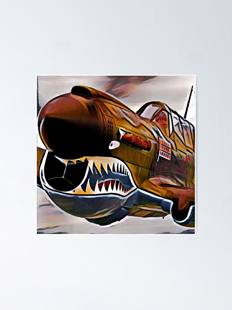 "Flying Tiger" Poster for Sale by drpendleton | Redbubble