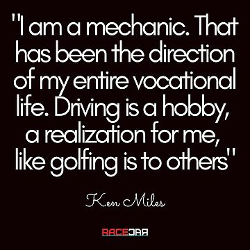 "KEN MILES QUOTE" Essential T-Shirt for Sale by RACECAR9572 | Redbubble