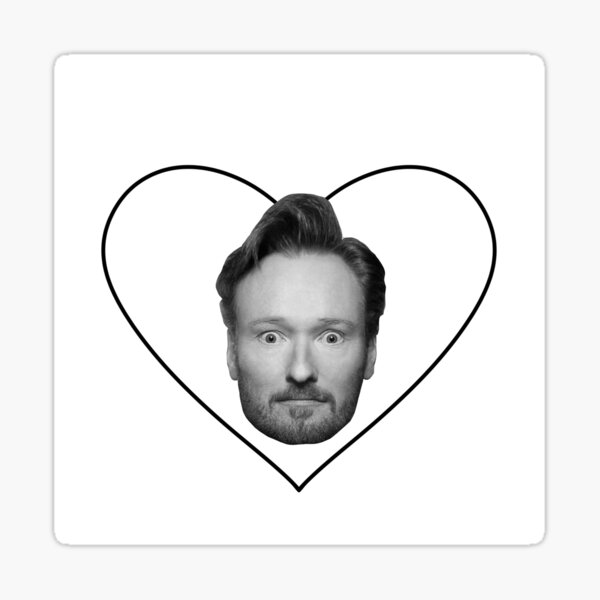 "Conan Heart" Sticker by awthanksbuddy | Redbubble