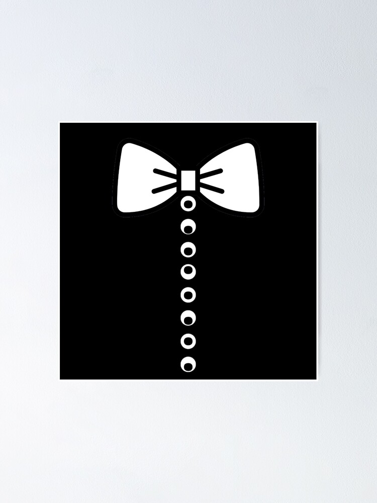 Póster «diseño de corbata de ilustraciones de plantas en blanco y negro ...