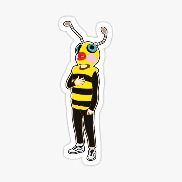 "Meme Bee" Sticker by Brainimations | Redbubble