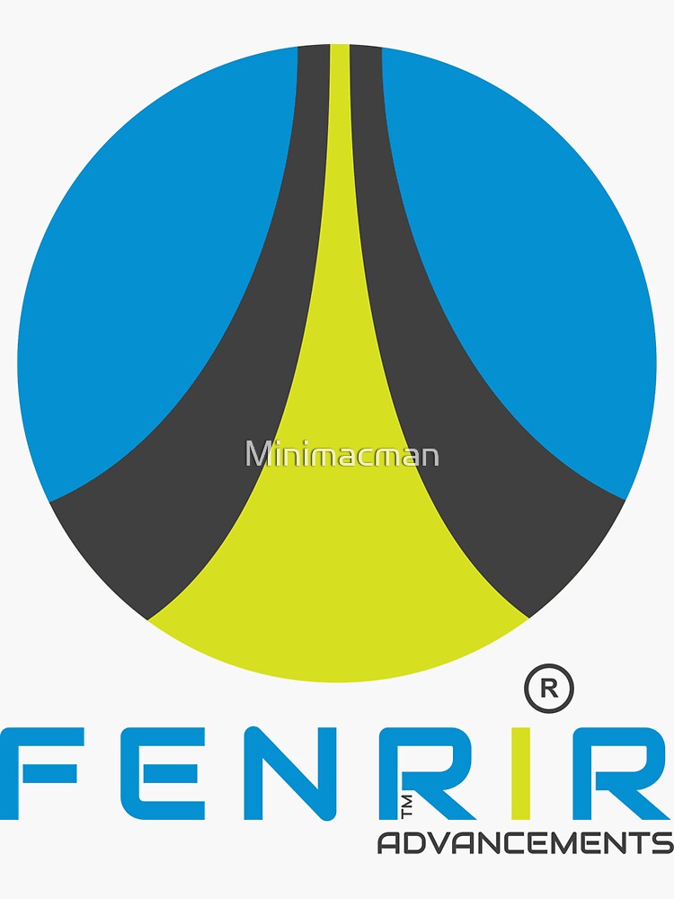 "Fenrir Logo" Sticker by Minimacman | Redbubble