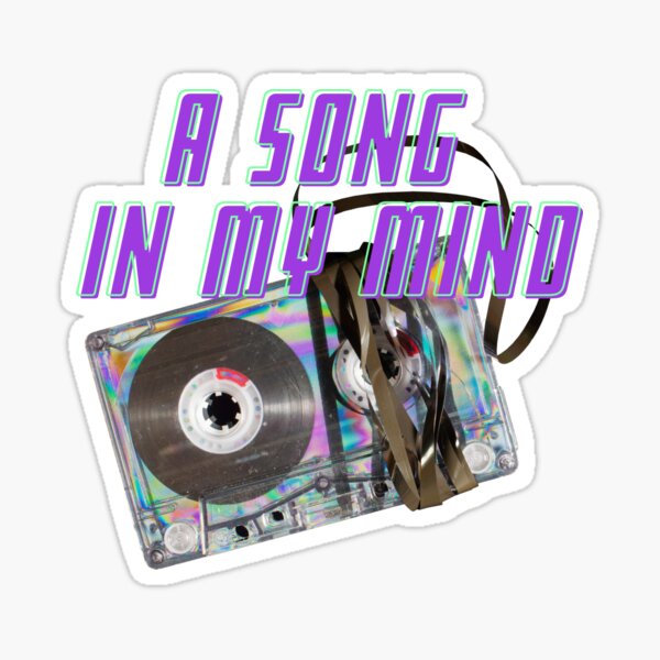 "a song " Sticker by BLOBBOF | Redbubble