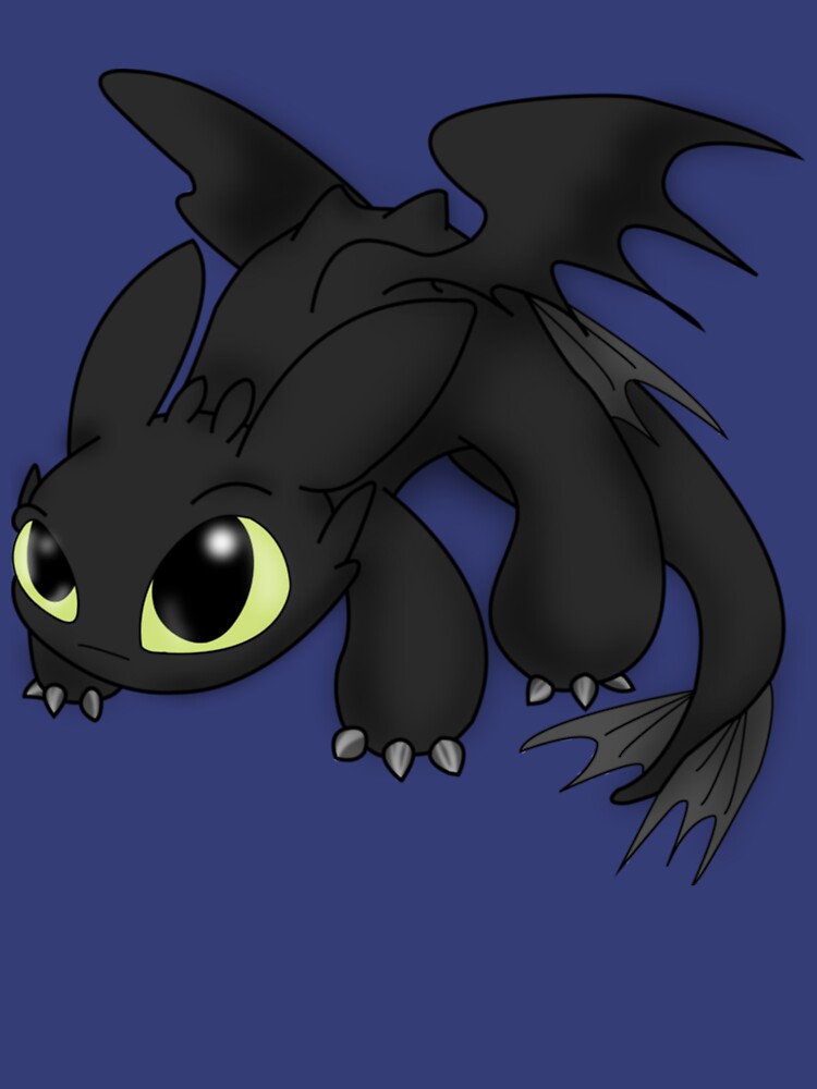 "Baby Toothless - Chibi Toothless - HTTYD" T-shirt for Sale by ...