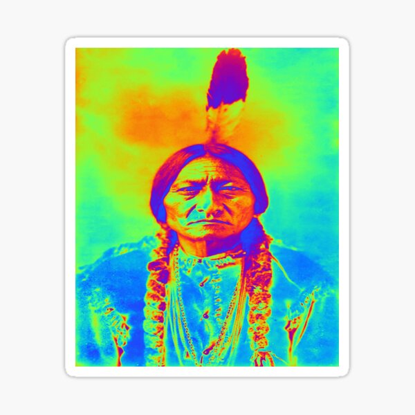 " Sitting Bull" Sticker for Sale by Icarusismart | Redbubble