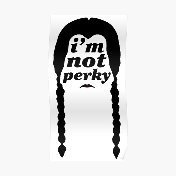 "Wednesday Addams logo" Poster by NarimanArt | Redbubble