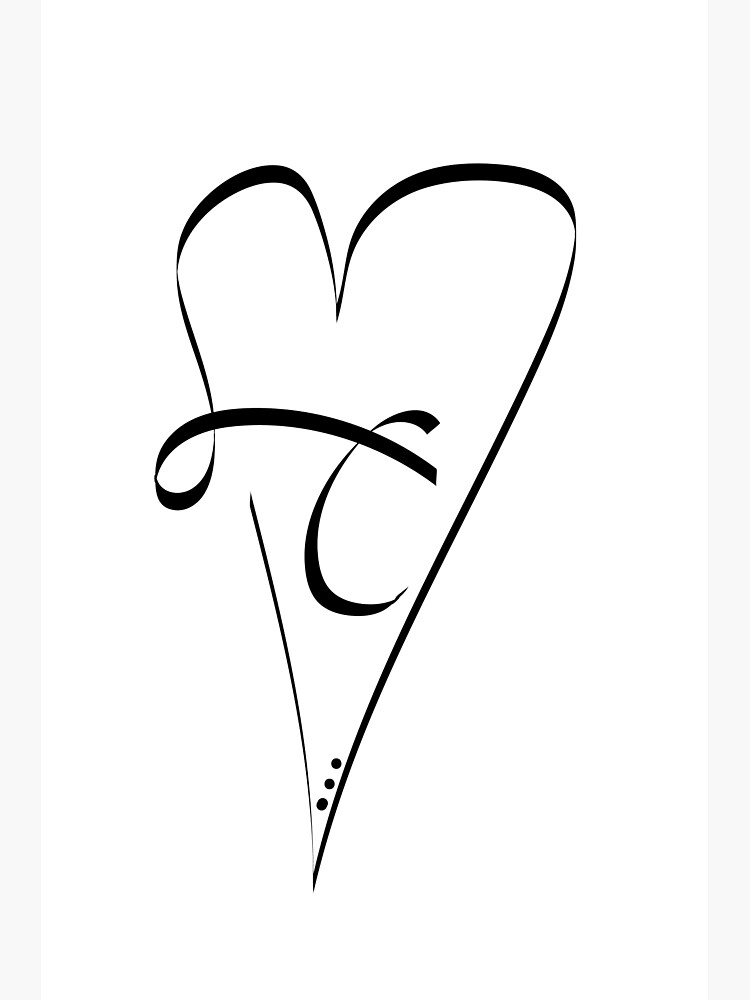 "LC Heart" Poster for Sale by KacImaging | Redbubble