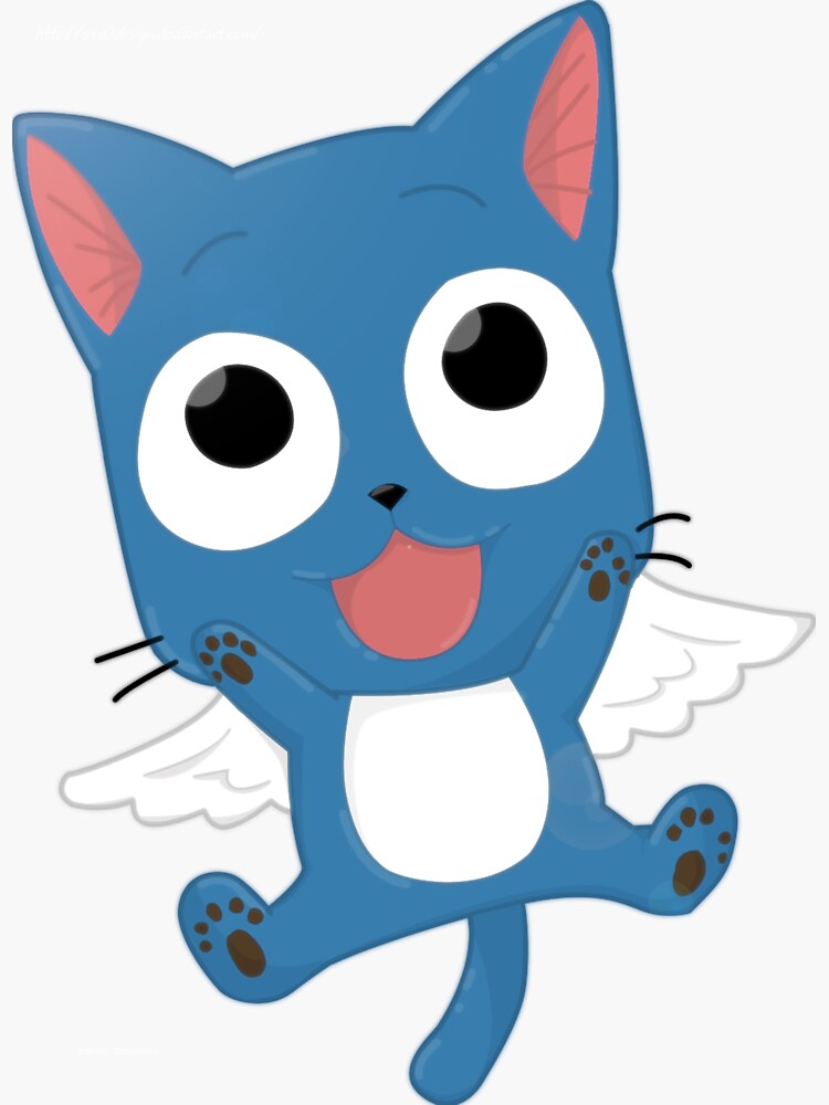 "Cute happy" Sticker by DoomWolf | Redbubble