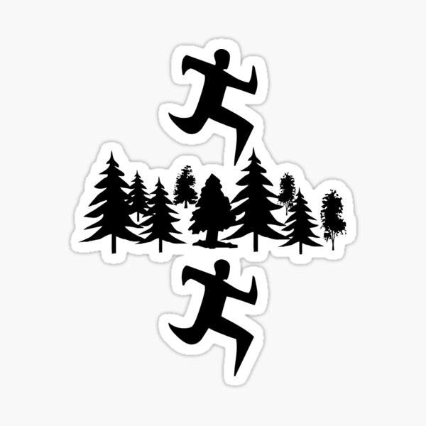 "run forest run" Sticker for Sale by jayjay9797 | Redbubble