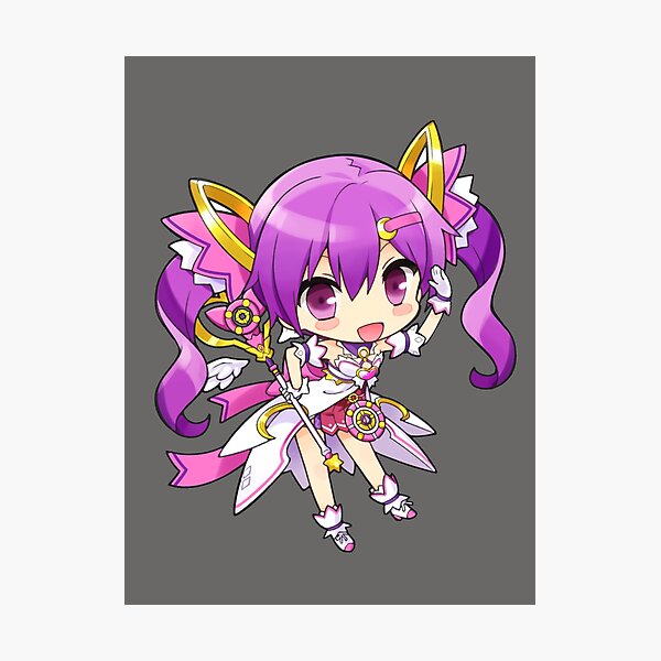 Lámina fotográfica «Elsword Chibi Dibujo, Arte Manga - Cuervo Animales ...
