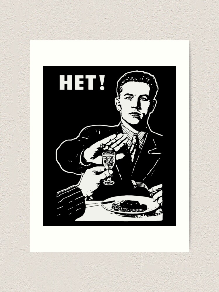 "HET! NYET! No to Alcohol - Soviet Propaganda Vintage Communist CCCP ...