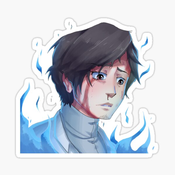 "sad mark" Sticker by FonzComics | Redbubble