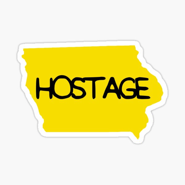 "Hostage" Sticker by GhostMop | Redbubble