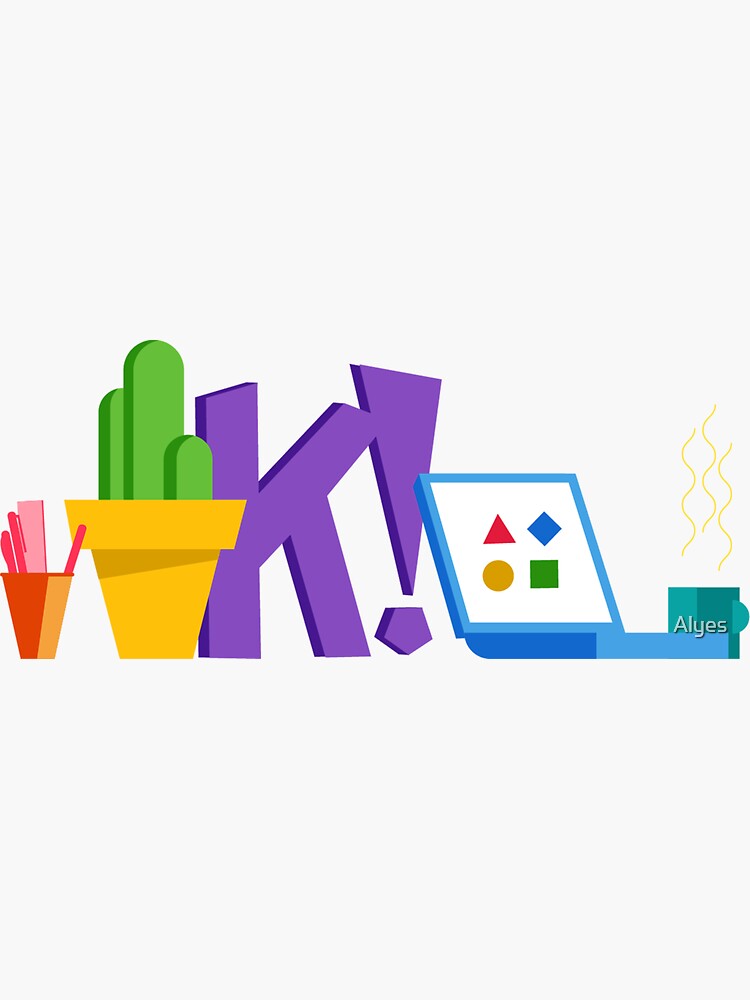 "Kahoot" Sticker for Sale by Alyes | Redbubble
