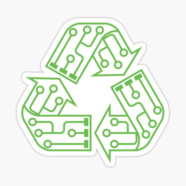 E Waste Stickers | Redbubble