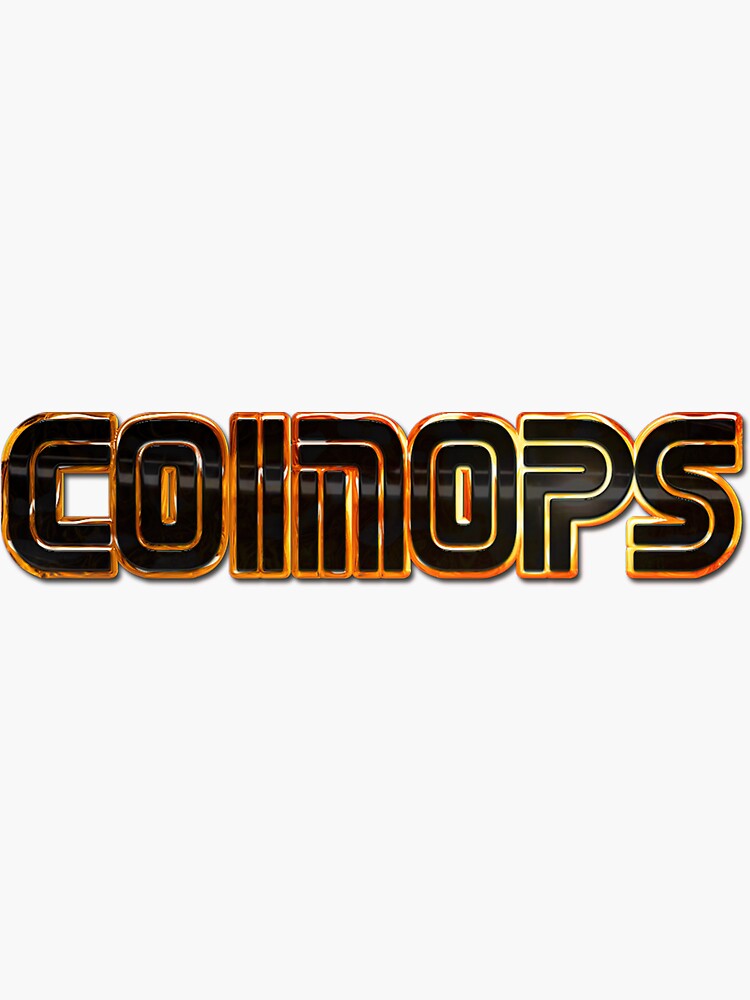 "CoinOPS - Video Game Frontend Logo" Sticker for Sale by CoinOPS ...