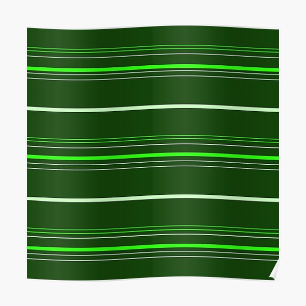 "Clean green horizontal lines" Poster for Sale by Jamial | Redbubble