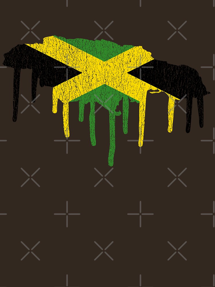 "Jamaica Paint Drip" T-shirt for Sale by CreativoDesign | Redbubble ...
