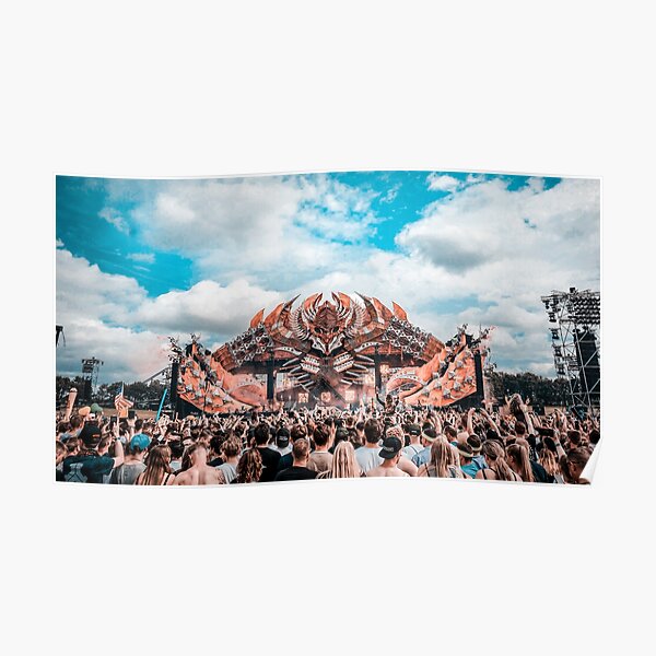 Poster « DEFQON.1 VIBES D'ÉTÉ 2018 », par TheHarderTribe | Redbubble