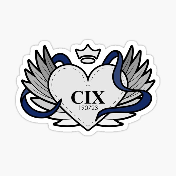 "CIX "one year with cix" wings and crown badge design, CIX Fanart ...