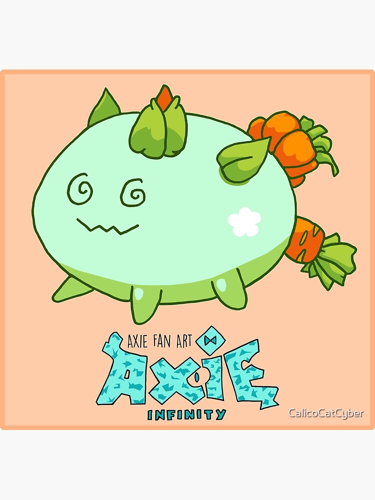 "Axie Infinity Fan Art" Poster for Sale by CalicoCatCyber | Redbubble