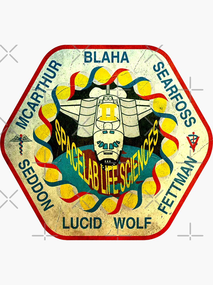 "STS-58 patch" Sticker for Sale by trendistudio | Redbubble