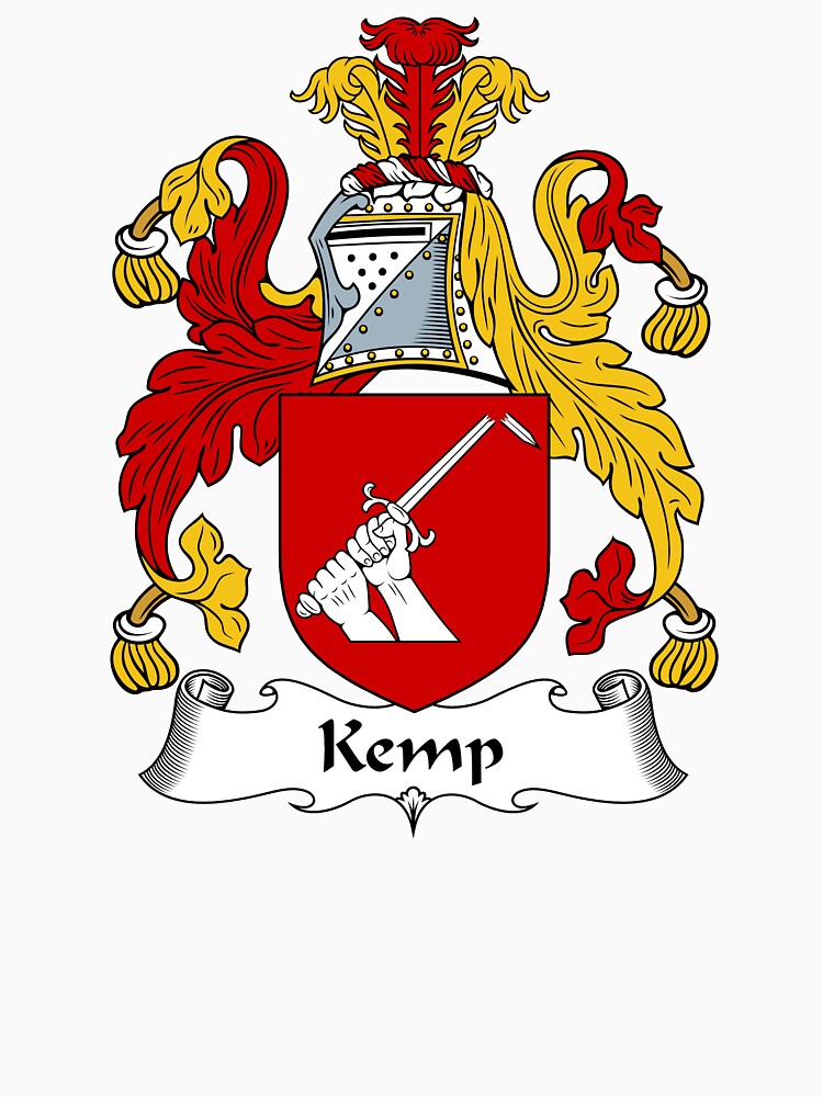 "Kemp Coat of Arms / Kemp Family Crest" T-shirt by ScotlandForever ...
