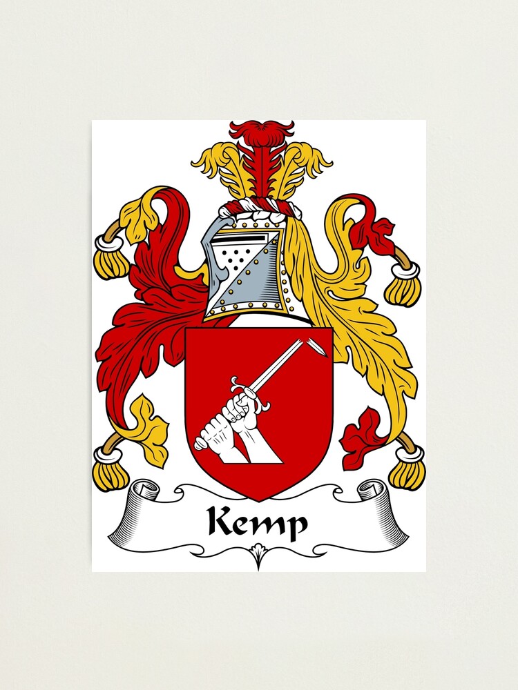 "Kemp Coat of Arms / Kemp Family Crest" Photographic Print for Sale by ...
