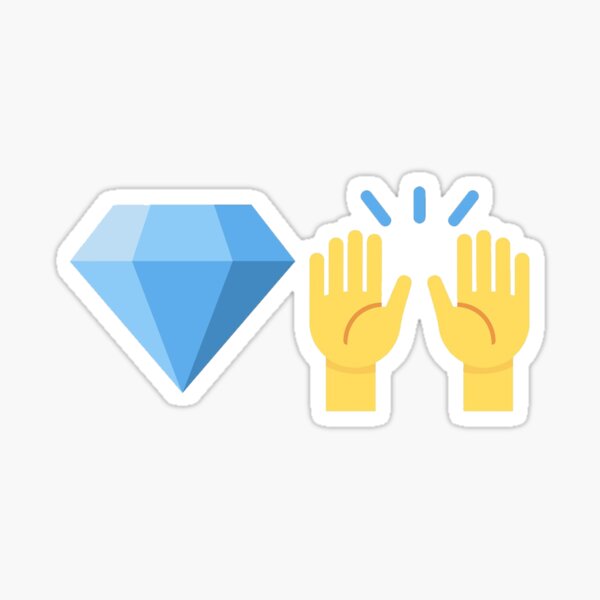 "Epic Diamond Hands WSB Meme" Sticker by Epic-Merch | Redbubble