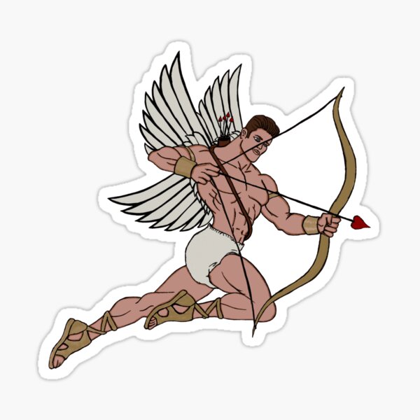 "Cupid" Sticker by DiaperedFancy | Redbubble