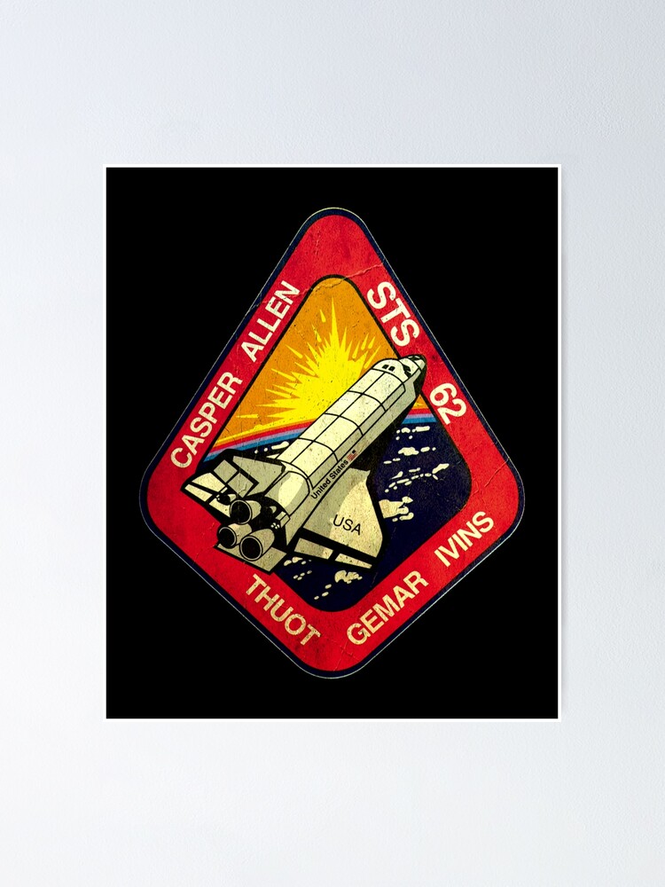 "STS-62 patch" Poster by trendistudio | Redbubble